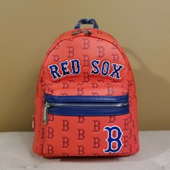Loungefly | Bags | Loungefly Mlb Boston Red Sox Logo Mini Backpack New ...